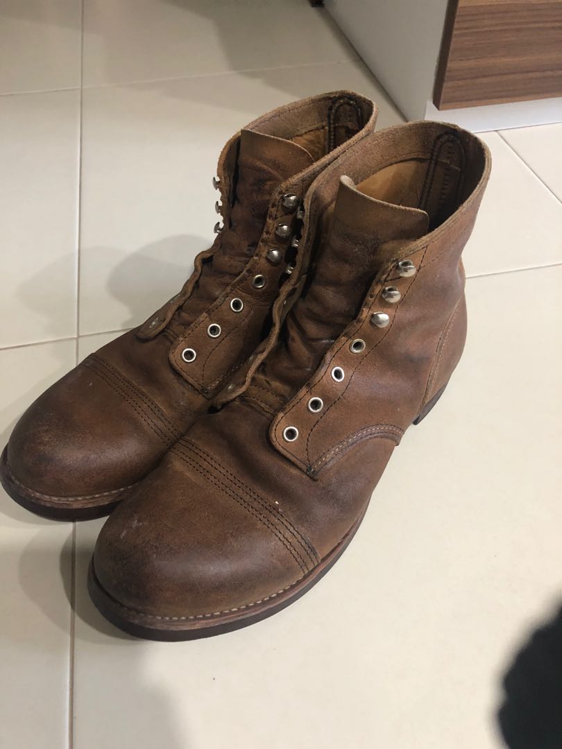 Authentic Red Wing Iron Ranger 8083 Hawthorne, Men's Fashion, Footwear ...