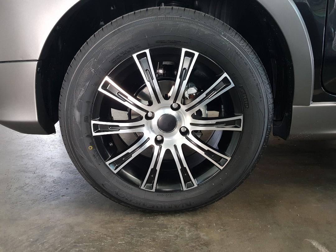 Brand New Toyota Avanza X rim & tyres, Auto Accessories on Carousell