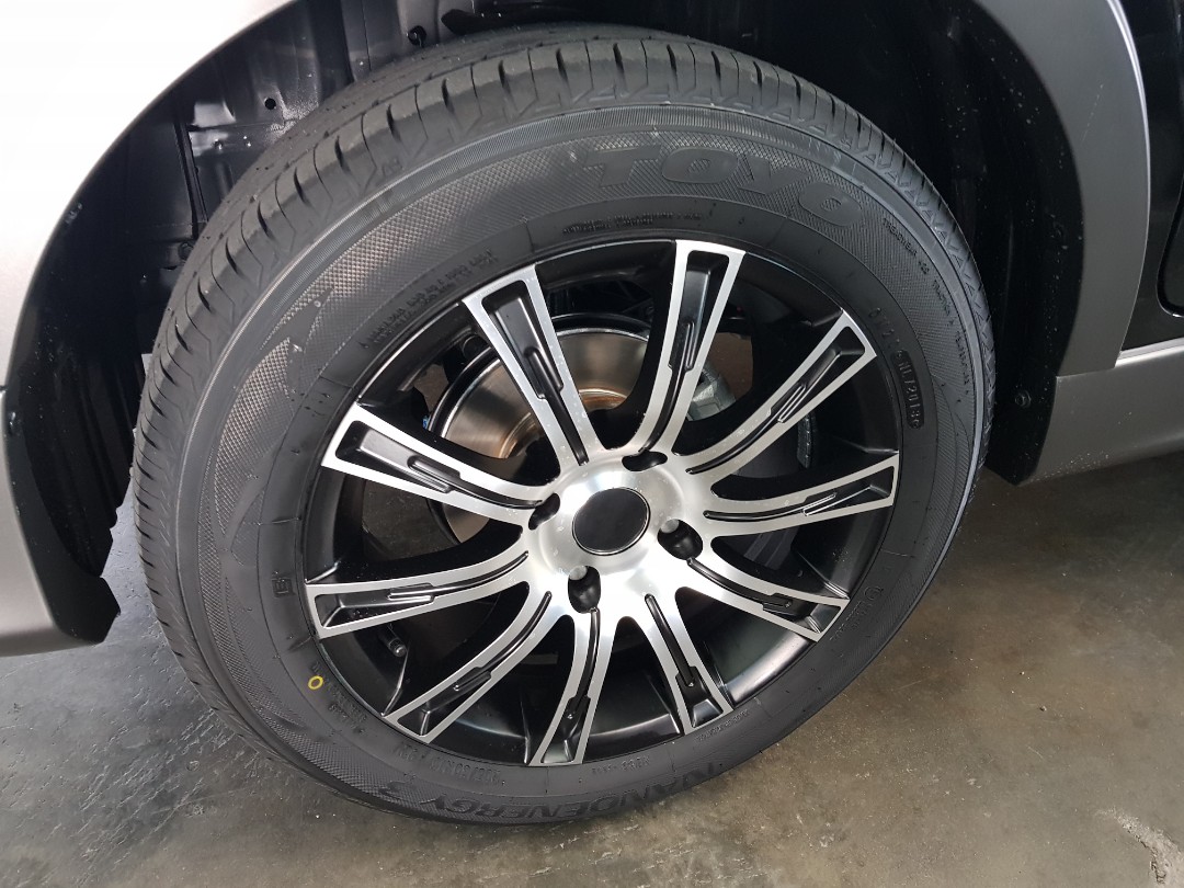Brand New Toyota Avanza X rim & tyres, Auto Accessories on Carousell