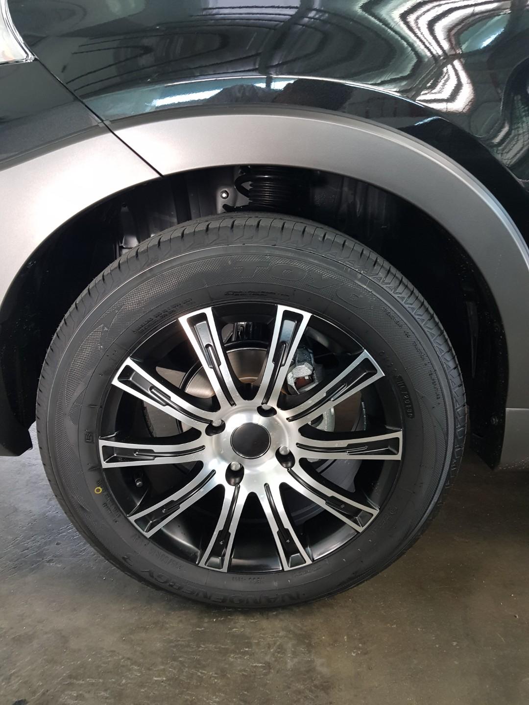 Brand New Toyota Avanza X rim & tyres, Auto Accessories on Carousell