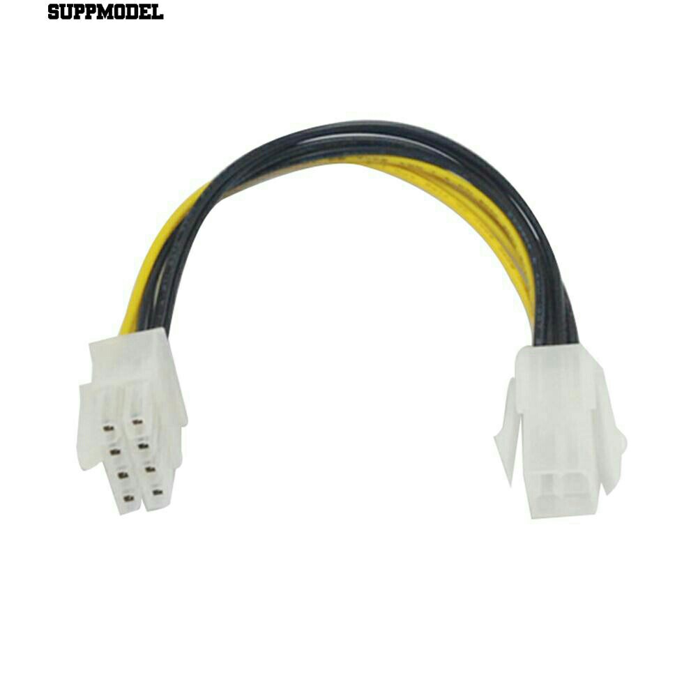 EPS 8-Pin Male To ATX 4-Pin Female Motherboard CPU Power Supply Adapter ...