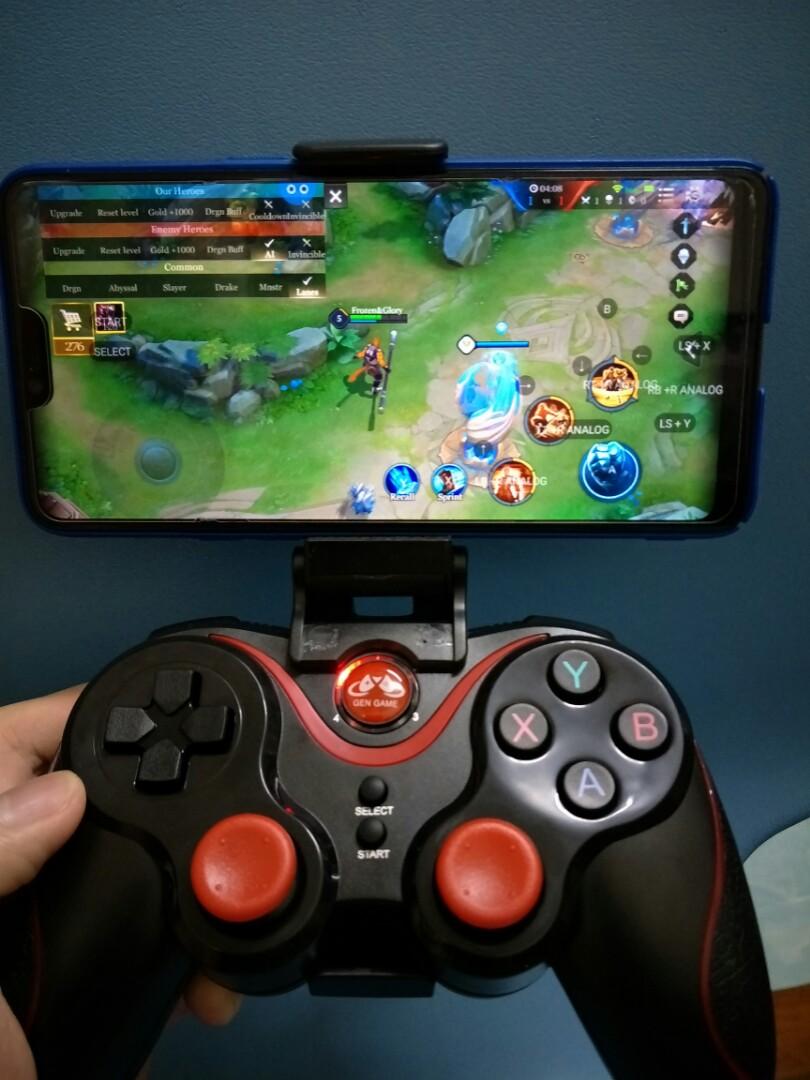 Gen Game S5 Bluetooth Wireless Gamepadcontroller Fullset With Box Video Gaming Gaming 2756