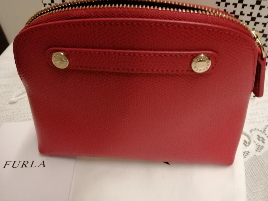 FURLA Mini piper pouch, Luxury, Bags & Wallets on Carousell