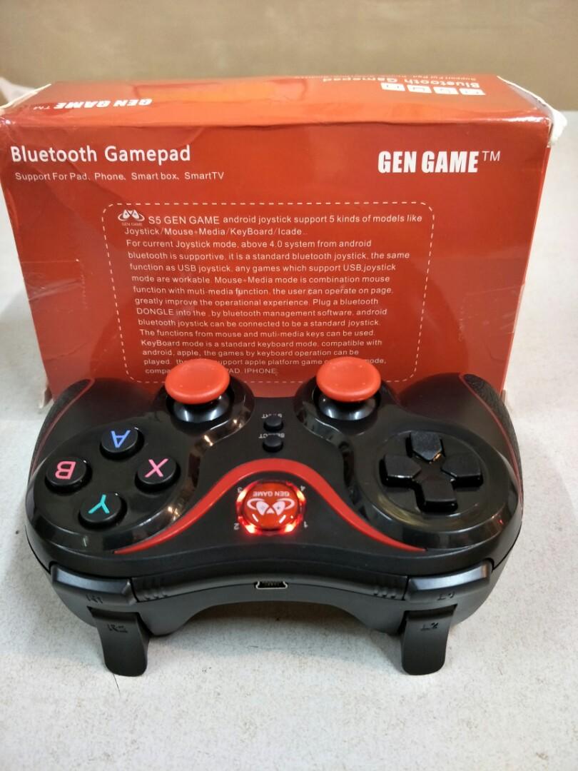 Gen Game S5 Bluetooth Wireless Gamepadcontroller Fullset With Box Video Gaming Gaming 1117