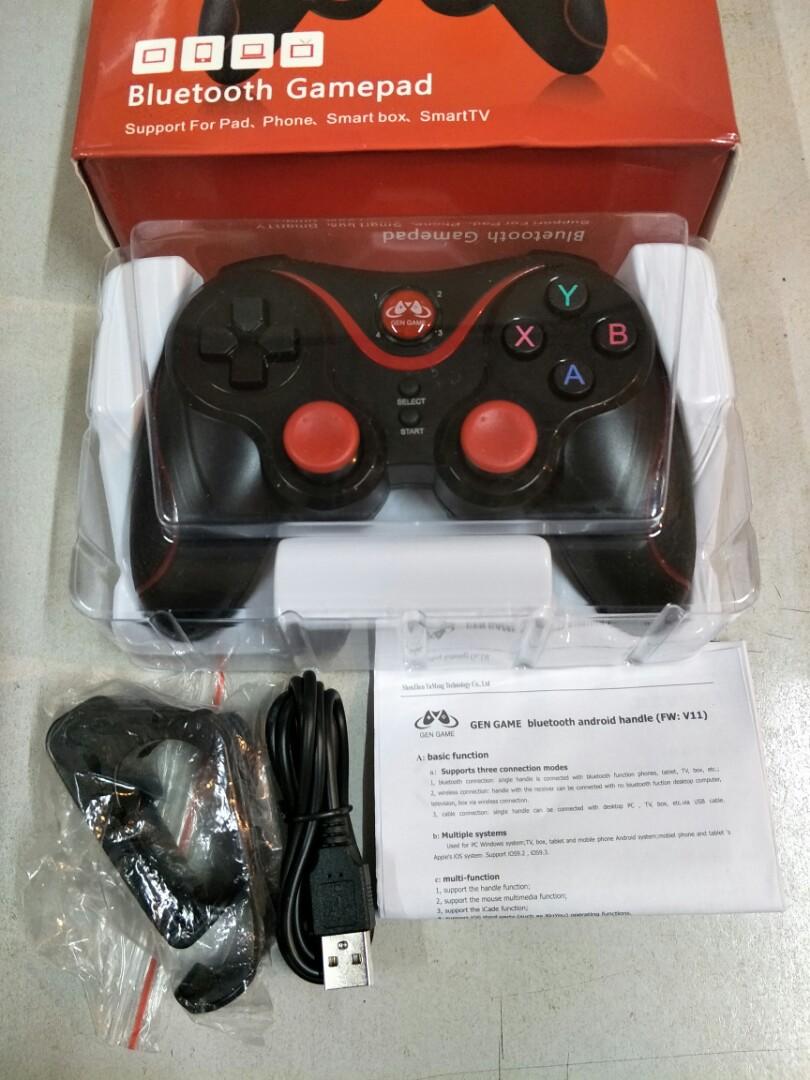 Gen Game S5 Bluetooth Wireless Gamepadcontroller Fullset With Box Video Gaming Gaming 7051