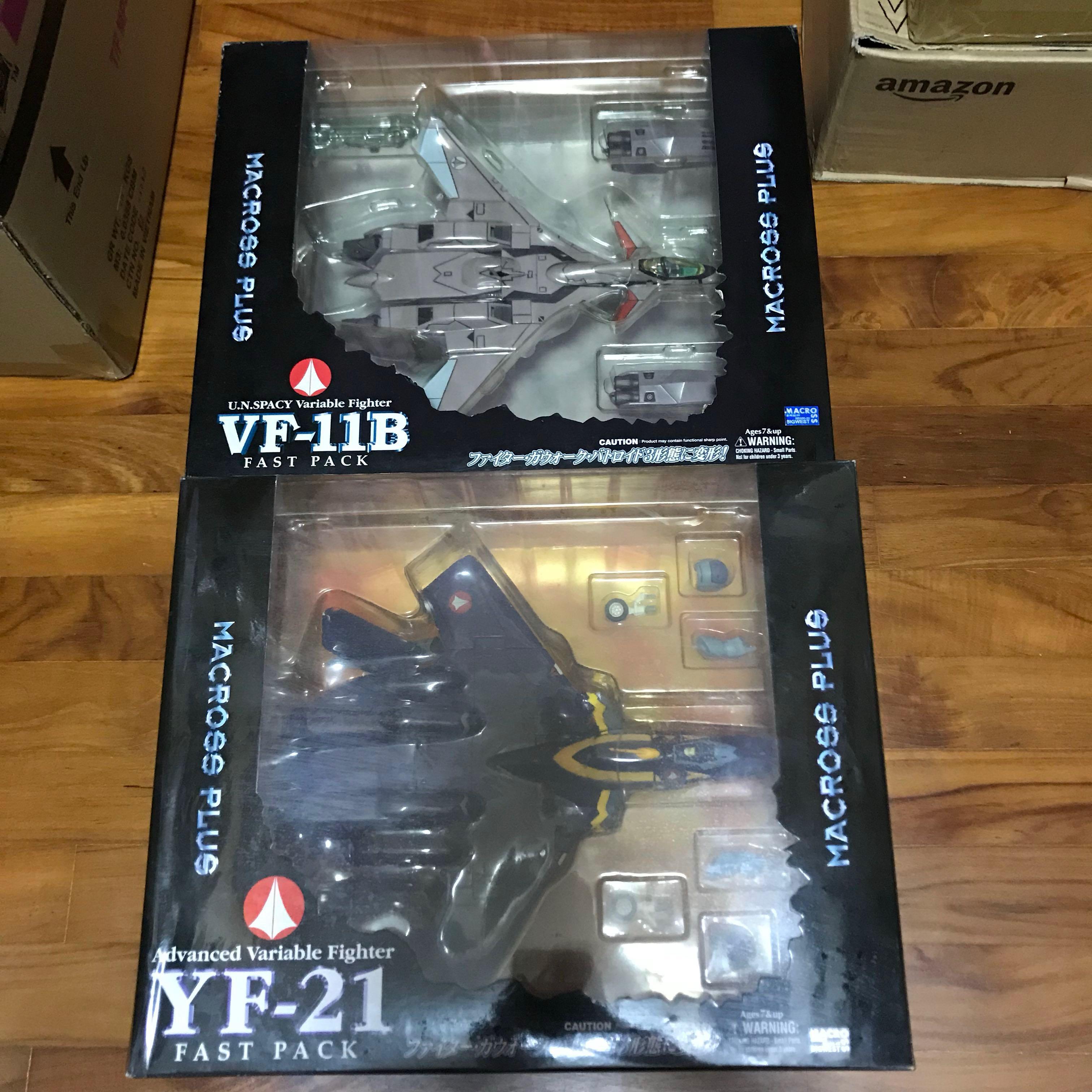 Macross Plus YF-19 YF-19A YF-21 VF-11B Yamato Bandai DX Chogokin Transformers Masterpiece Gundam ...