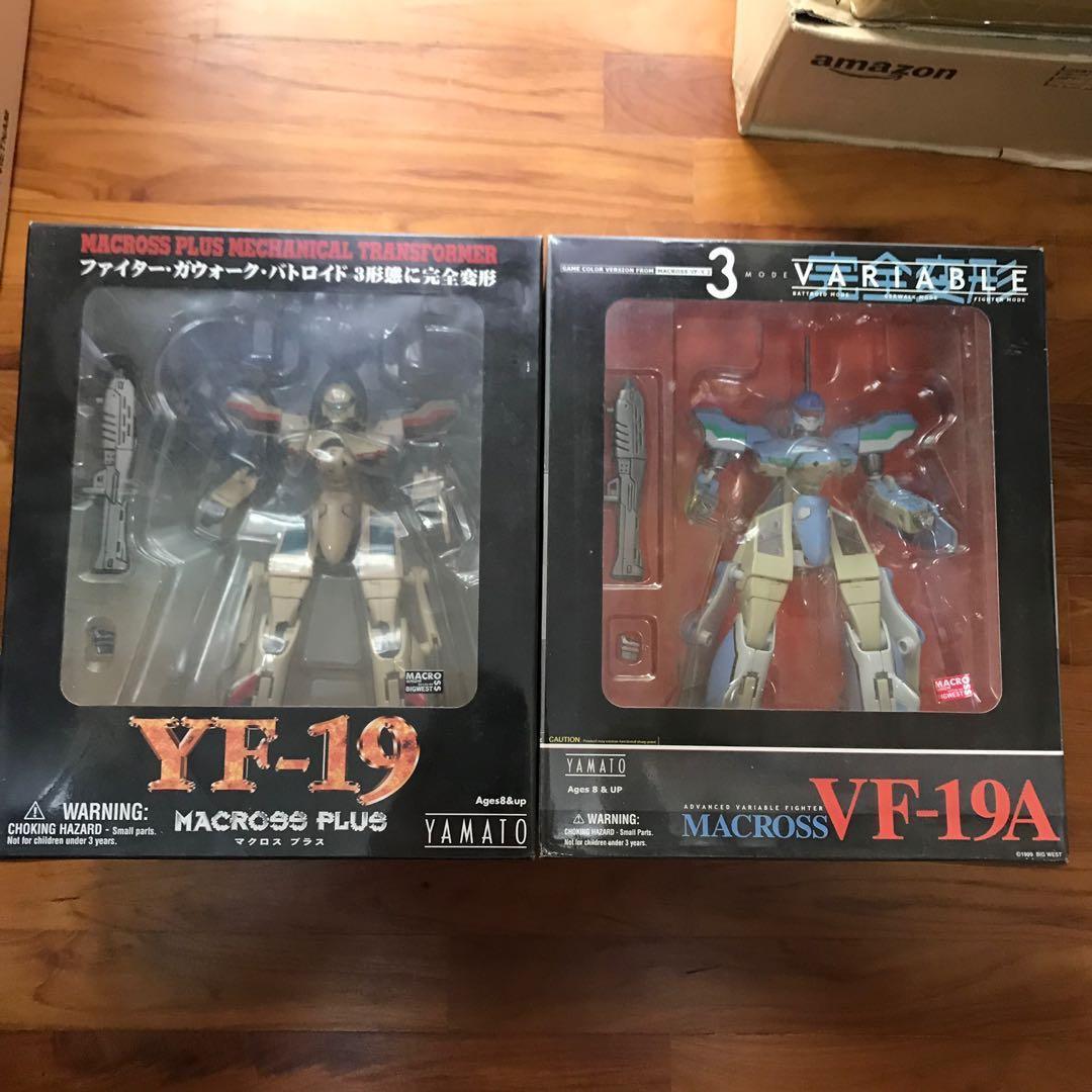 Macross Plus YF-19 YF-19A YF-21 VF-11B Yamato Bandai DX Chogokin Transformers Masterpiece Gundam ...