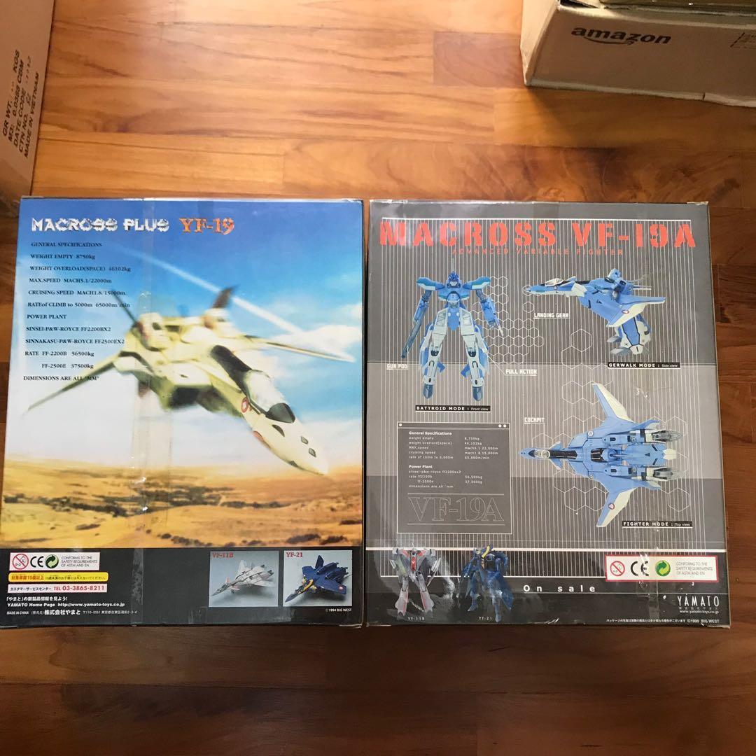 Macross Plus YF-19 YF-19A YF-21 VF-11B Yamato Bandai DX Chogokin Transformers Masterpiece Gundam ...