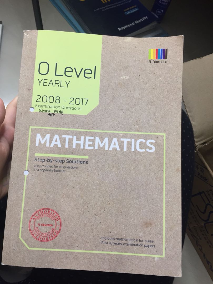 O levels yearly (E-Math ), Hobbies & Toys, Books & Magazines ...