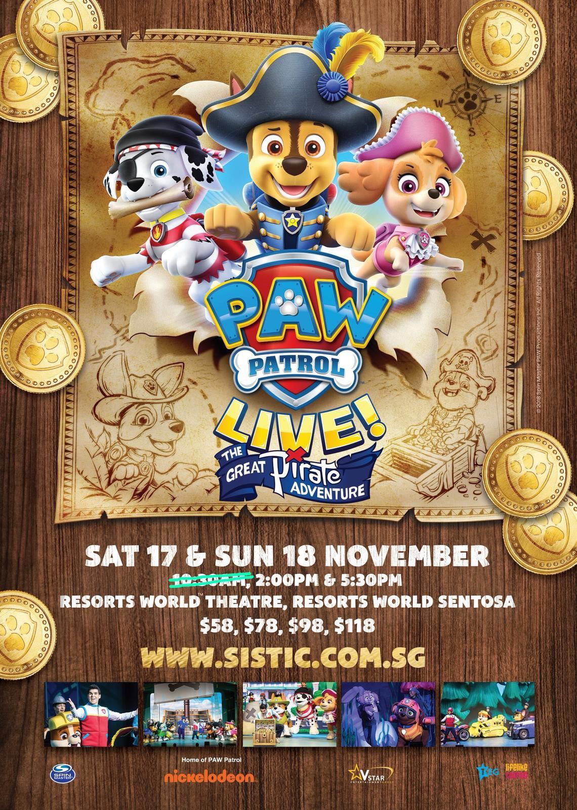 Paw Patrol Cat 2 Tickets, Tickets & Vouchers, Event Tickets on Carousell