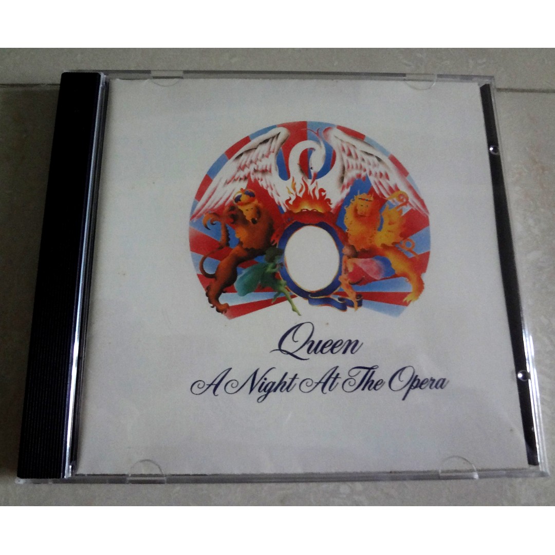 Queen CD A Night At The Opera, Hobbies & Toys, Music & Media, CDs ...