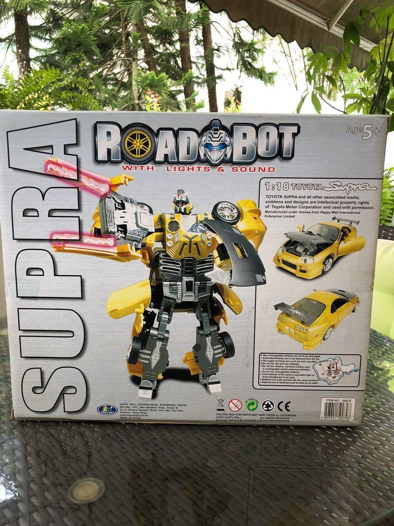 RoadBot transforms to Toyota Supra unopened, Hobbies & Toys, Toys ...
