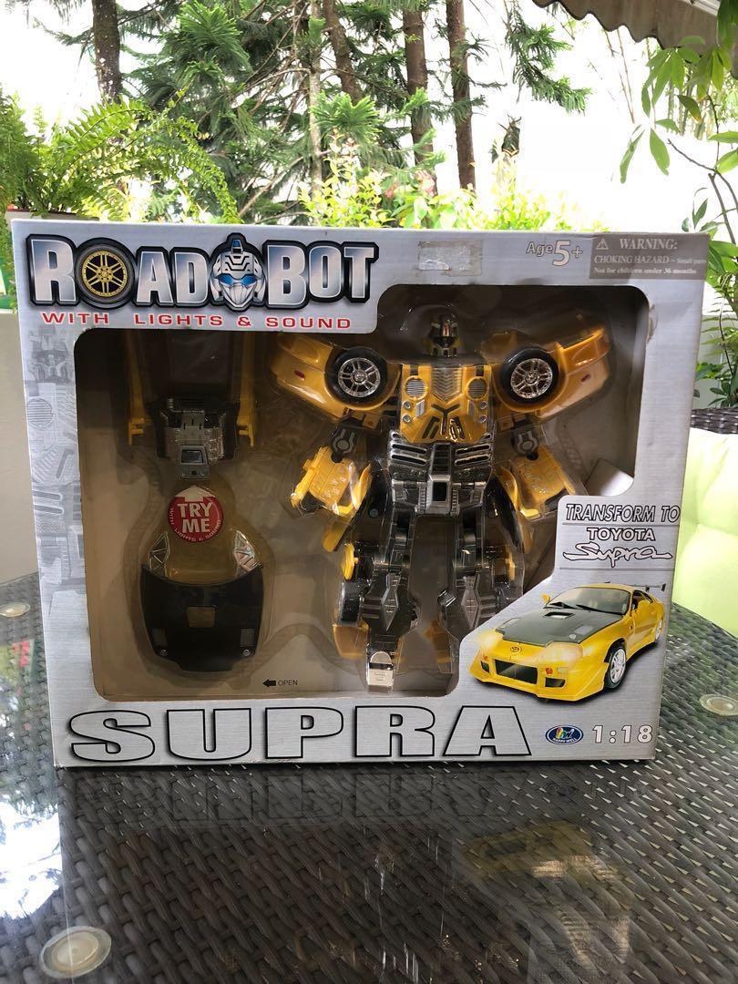 RoadBot transforms to Toyota Supra unopened, Hobbies & Toys, Toys & Games on Carousell