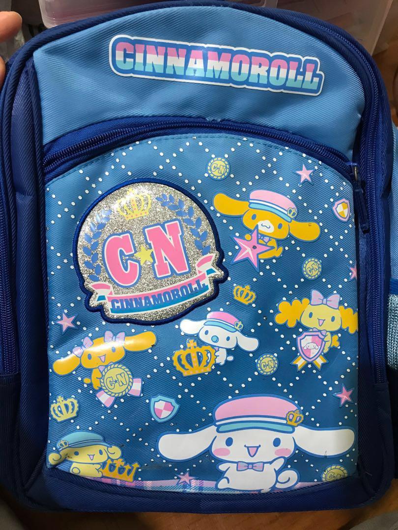 Bundle: Sanrio Cinnamoroll school bag, Smiggle case, BN stickers & 3 ...