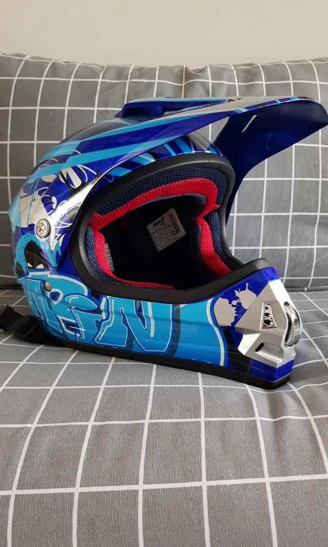 Tanked full face Helmet, Motorcycles, Motorcycle Apparel on Carousell