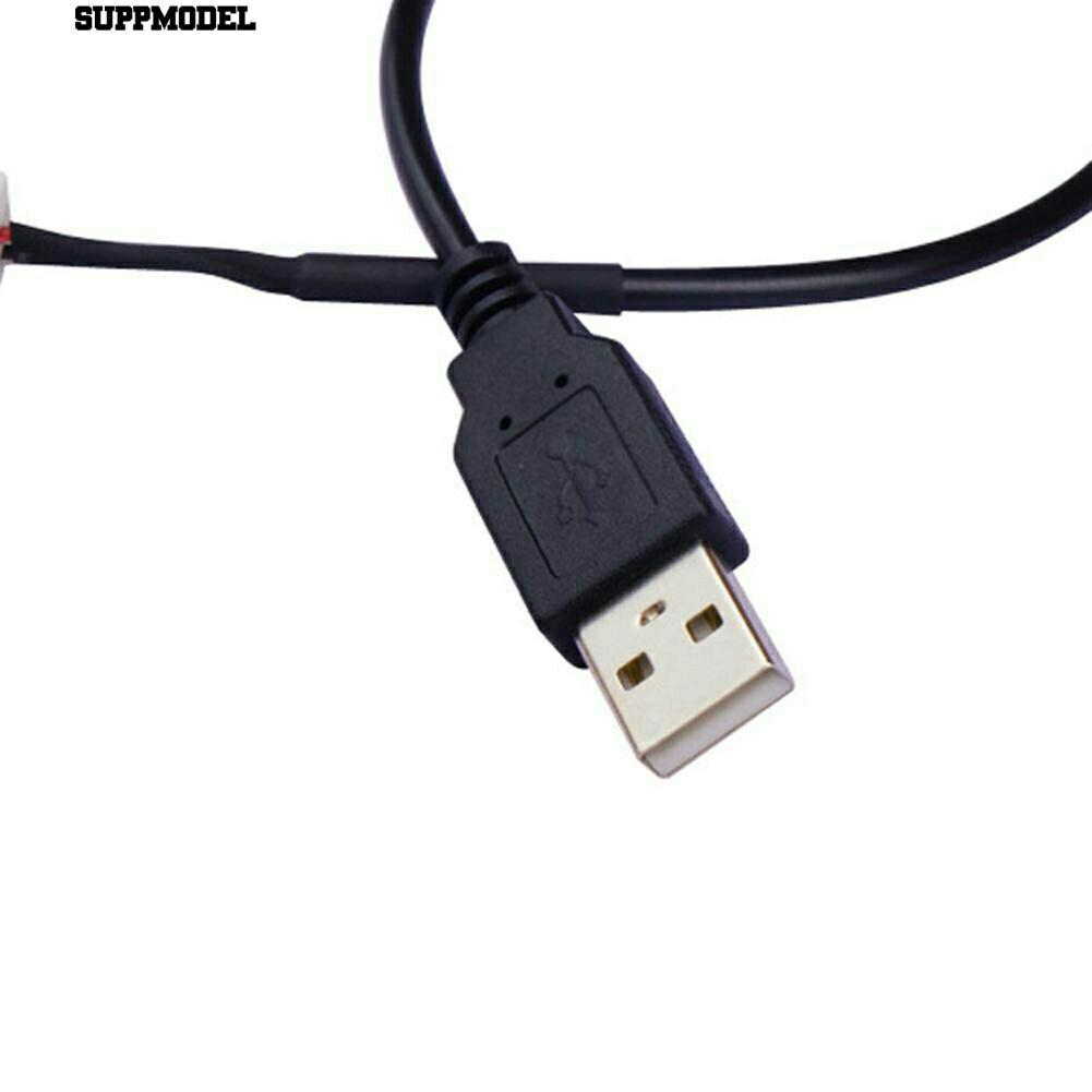 USB A Male To 2 Pin Case Fan Adapter Connector Cable For PC Desktop ...