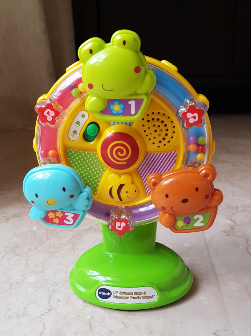 VTech Baby Lil' Critters Spin and Discover Ferris Wheel, Babies & Kids ...