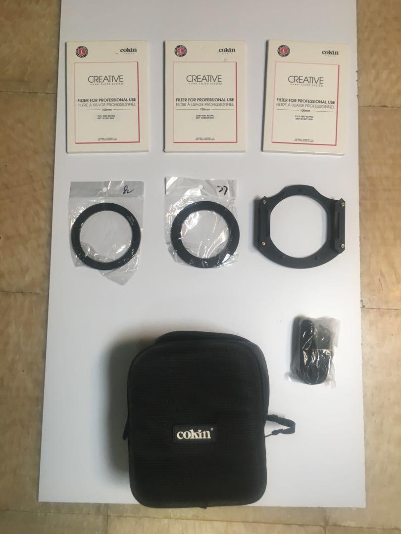 法國品牌 Colin GND 減光濾鏡(GND 2,4,8) 系統 Z pro (100mm x 150mm) 連副廠77mm 及 82mm 轉接環各一, 攝影器材, 攝影配件, 燈光及 ...