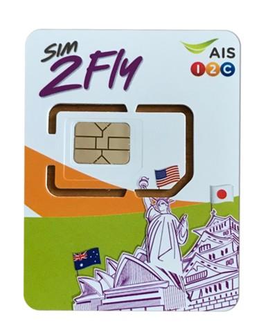 AIS sim2fly Asia 18 Countries 8 Days Unlimited Data Sim Card, Tickets ...