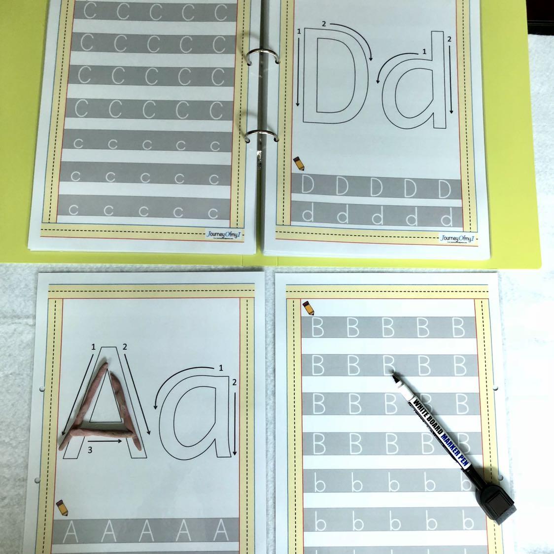 Alphabet Writing & Playdough Mat, Babies & Kids, Bathing & Changing ...