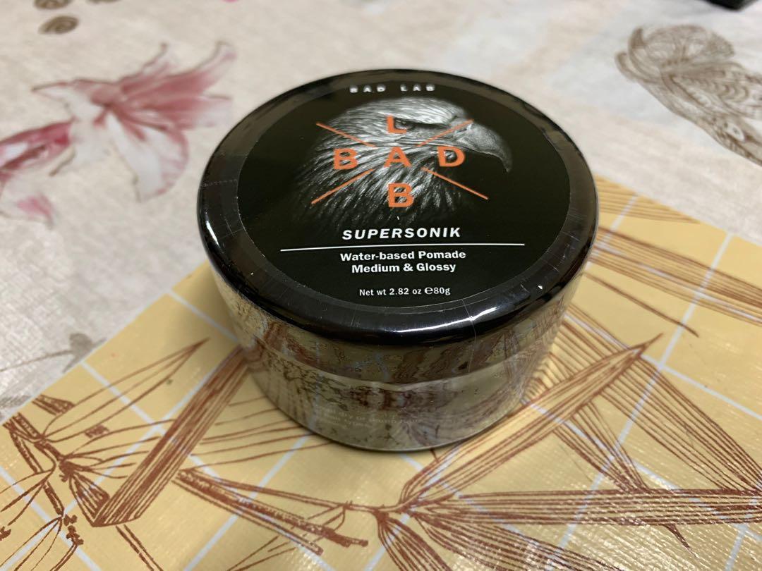BAD LAB Supersonic Water-based Pomade 80g, Beauty & Personal Care, Bath ...