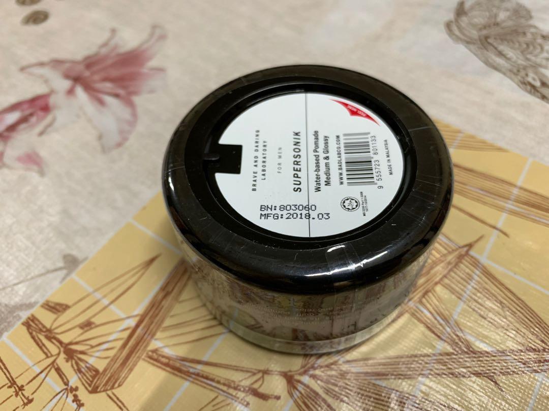 BAD LAB Supersonic Water-based Pomade 80g, Beauty & Personal Care, Bath ...