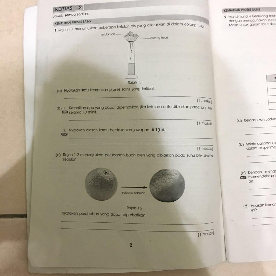 BUKU UPSR KBAT (SCIENCE) , Hobbies & Toys, Books & Magazines, Textbooks ...