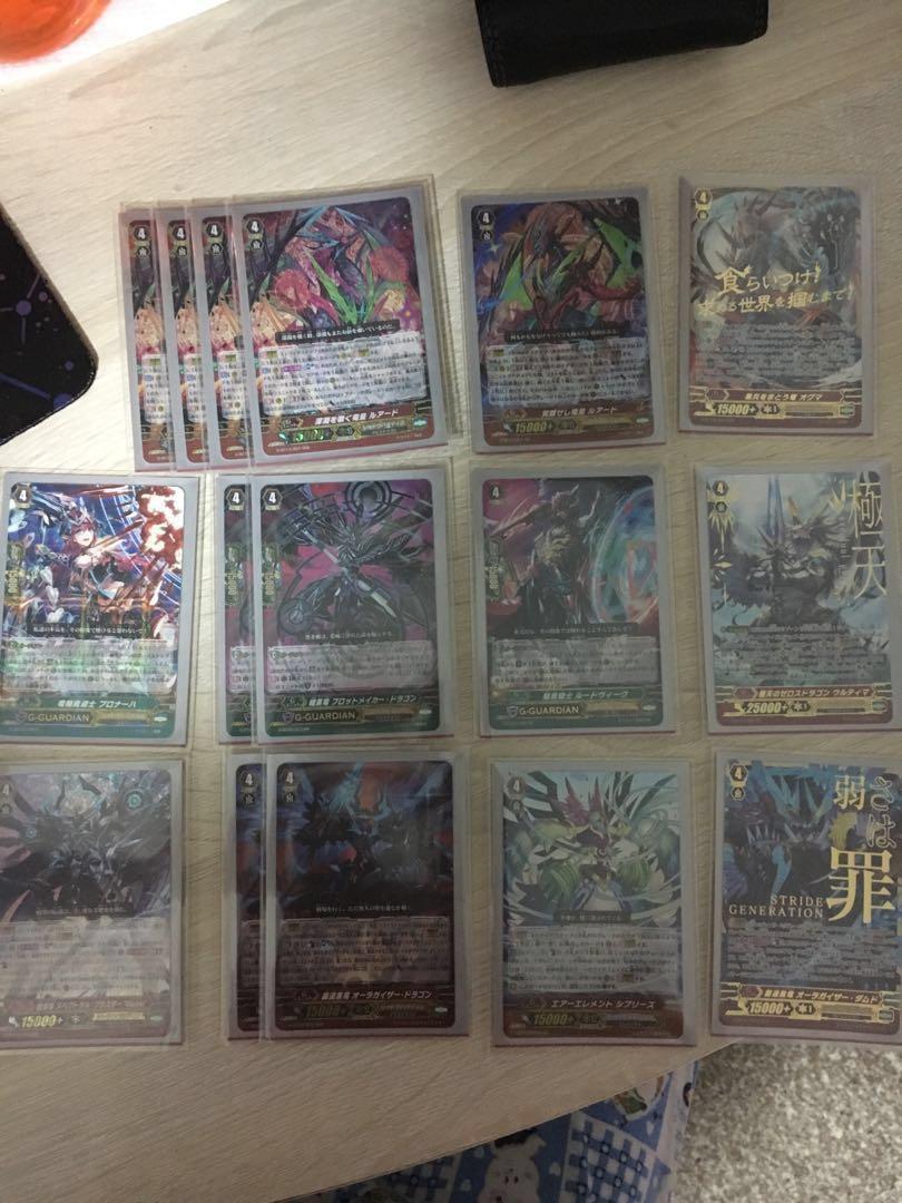 Cardfight Vanguard G Series Shadow Paladin Luard deck, Hobbies & Toys ...