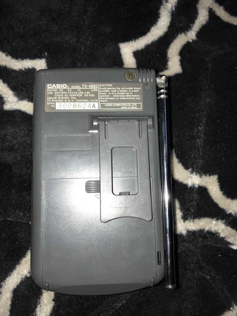 Casio pocket TV-480, Health & Nutrition, Health Monitors & Weighing ...