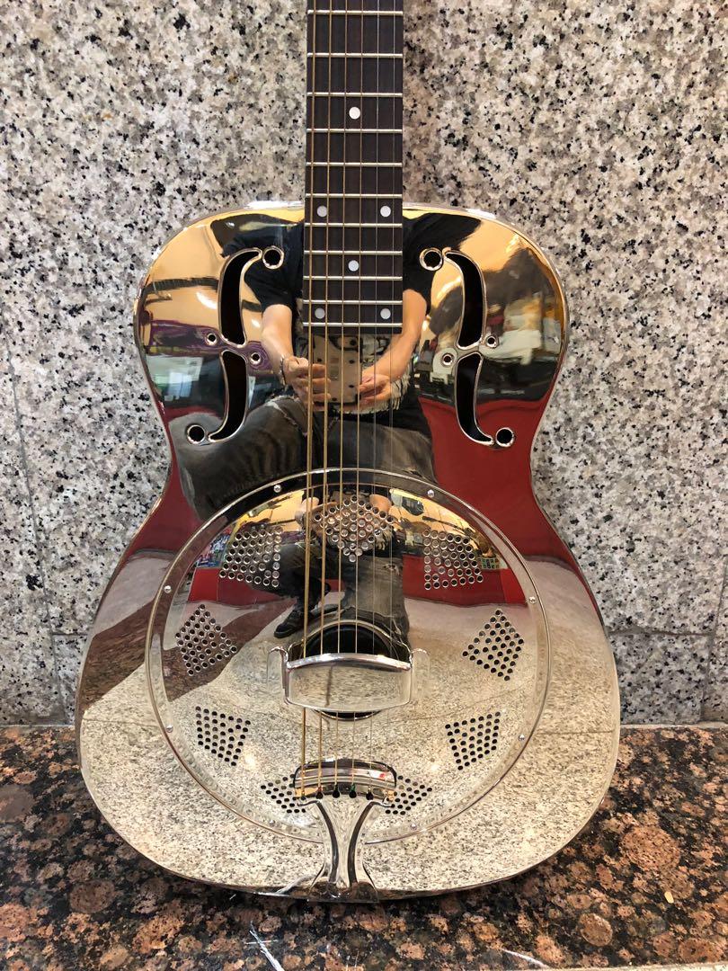 EPIPHONE DOBRO HOUND DOG M-14 METALBODY RESONATOR GUITAR, Hobbies ...