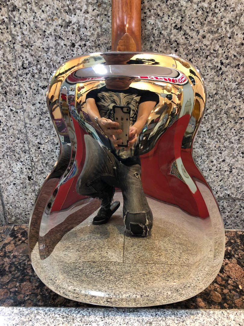 EPIPHONE DOBRO HOUND DOG M-14 METALBODY RESONATOR GUITAR, Hobbies ...