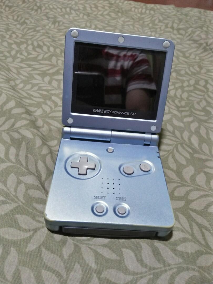 gameboy advance SP sky blue color, Video Gaming, Video Game Consoles ...