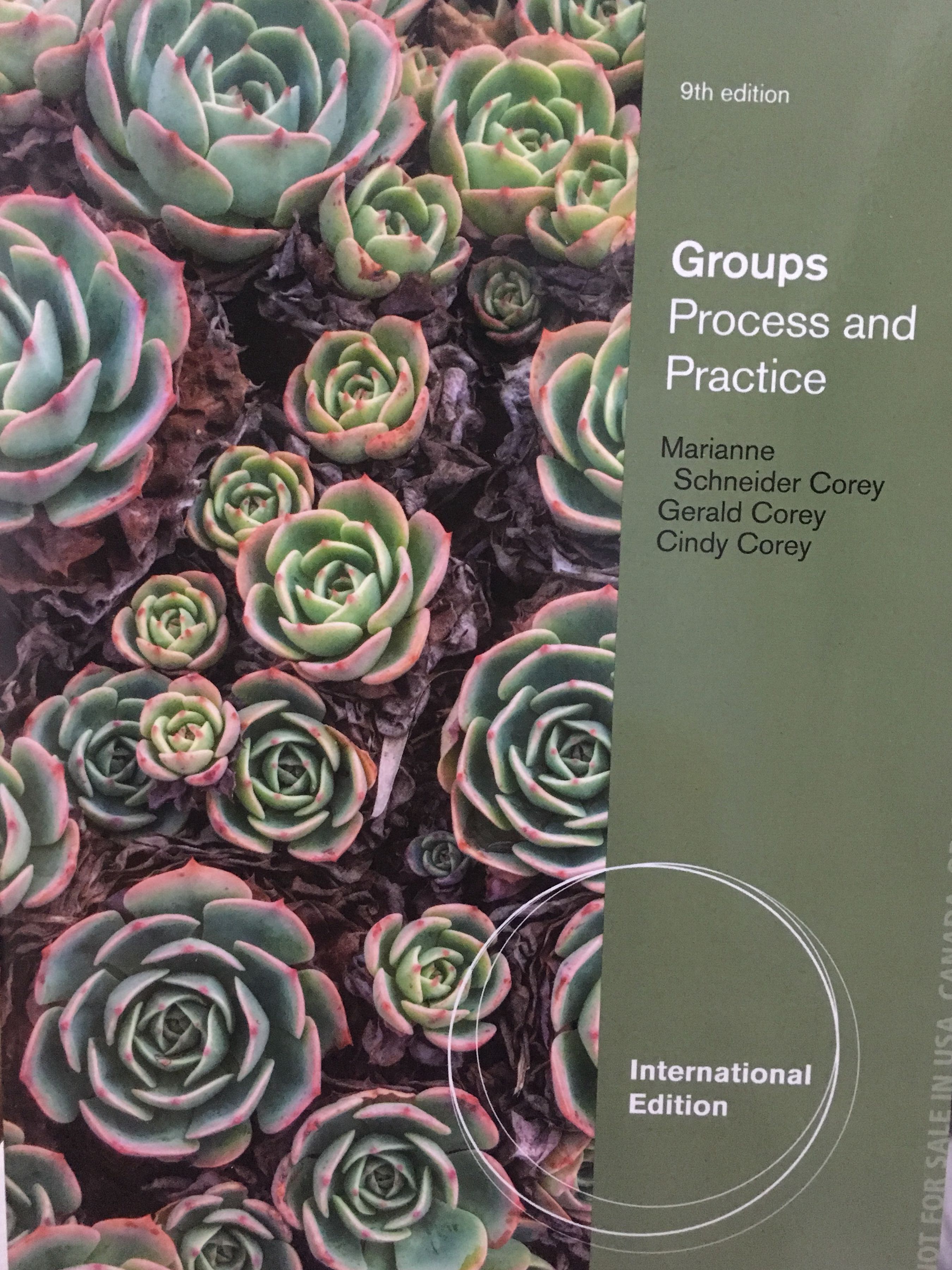 Groups Process and Practice 9th edition Marianne Corey, Gerald Corey ...