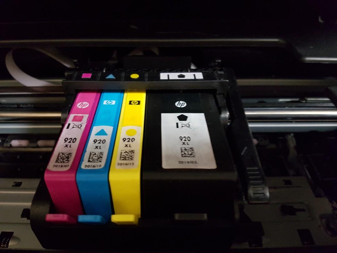 HP Printer 920XL Ink Full Set (Almost full level), Computers & Tech ...