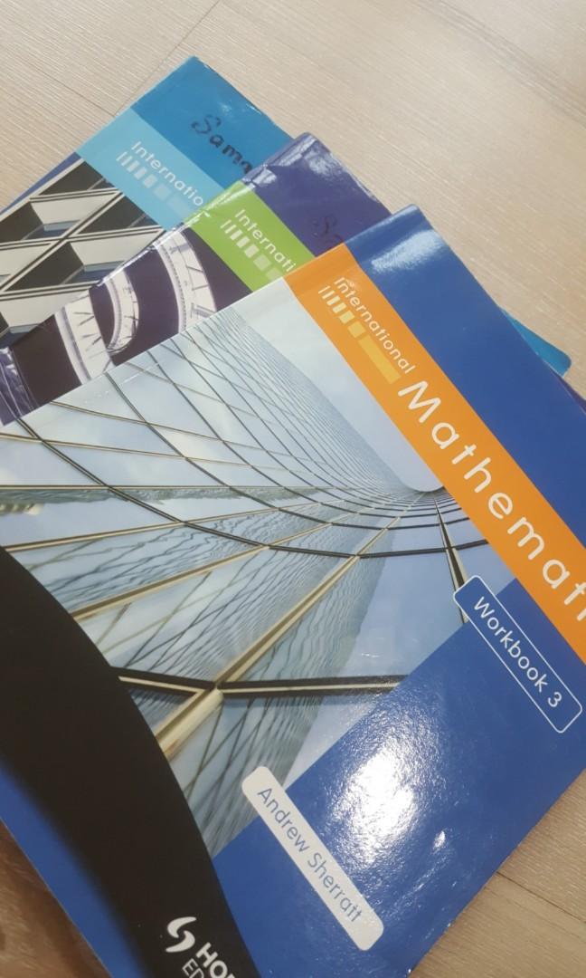 International Mathematics Workbook 1,2,3 (IGCSE Hodder Education ...