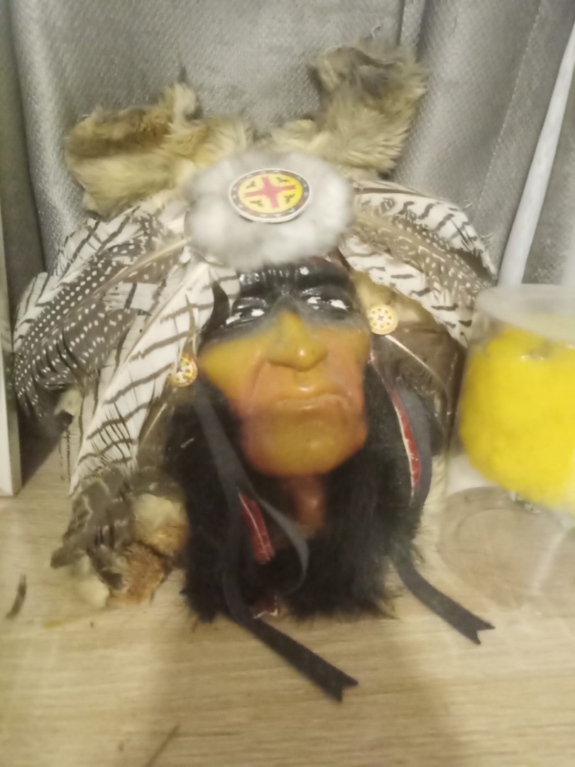 Intian tribesman piece, Hobbies & Toys, Stationery & Craft, Art ...