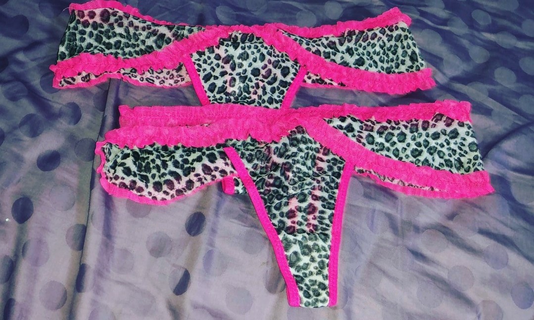 Leopard print thong, Women's Fashion, New Undergarments & Loungewear on ...