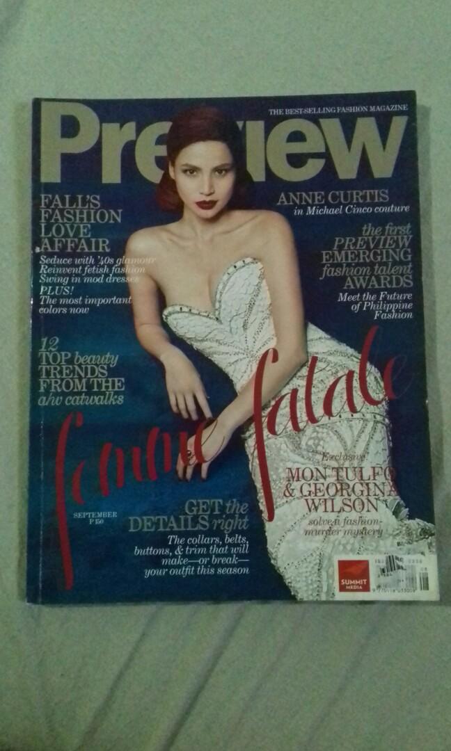 Magazine Anne Curtis Preview, Hobbies & Toys, Books & Magazines ...