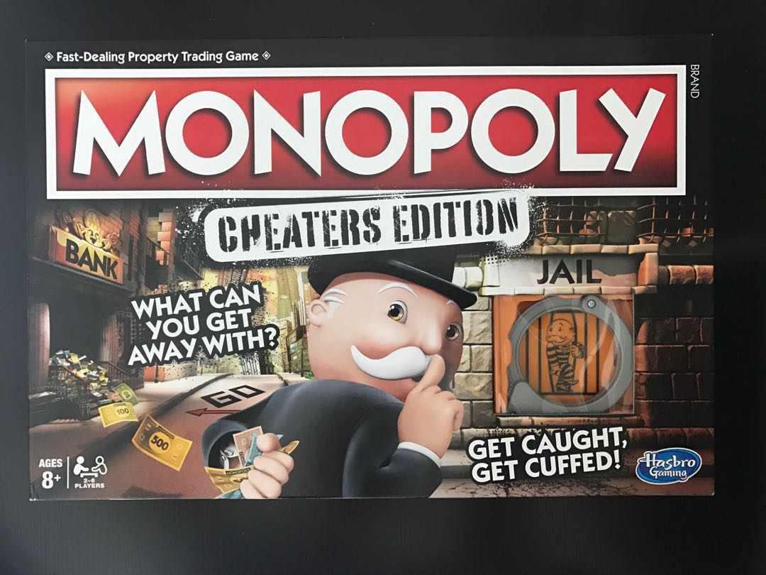 Monopoly Cheaters Edition, Hobbies & Toys, Toys & Games on Carousell