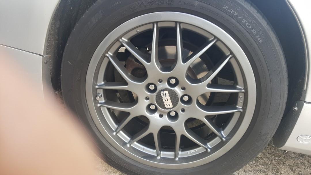 Original BBS 18 inches Rims for sale, Car Accessories, Tyres & Rims on ...
