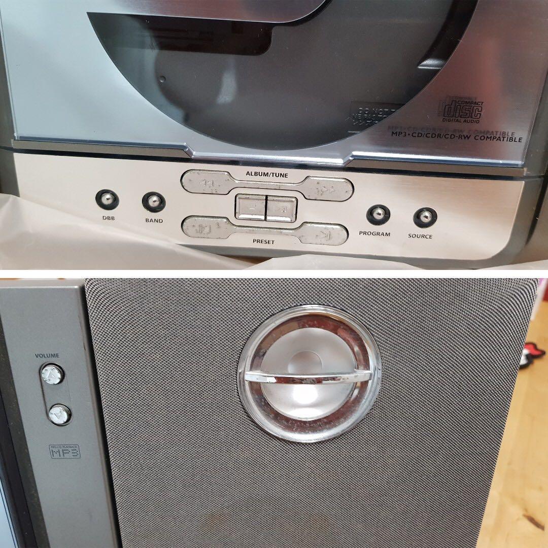 Philips micro Hi-fi system MCM240 (CD player + radio), Audio, Portable ...
