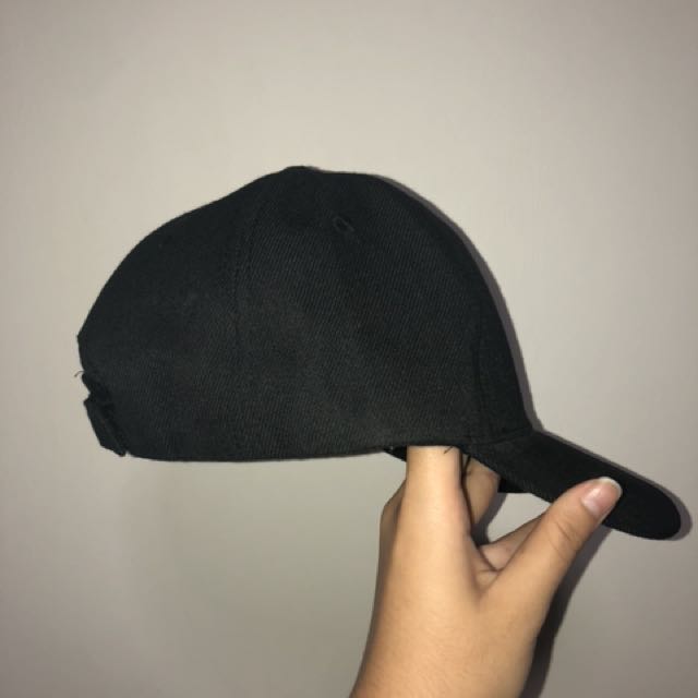 Plain Black Cap, Men's Fashion, Watches & Accessories, Caps & Hats on ...