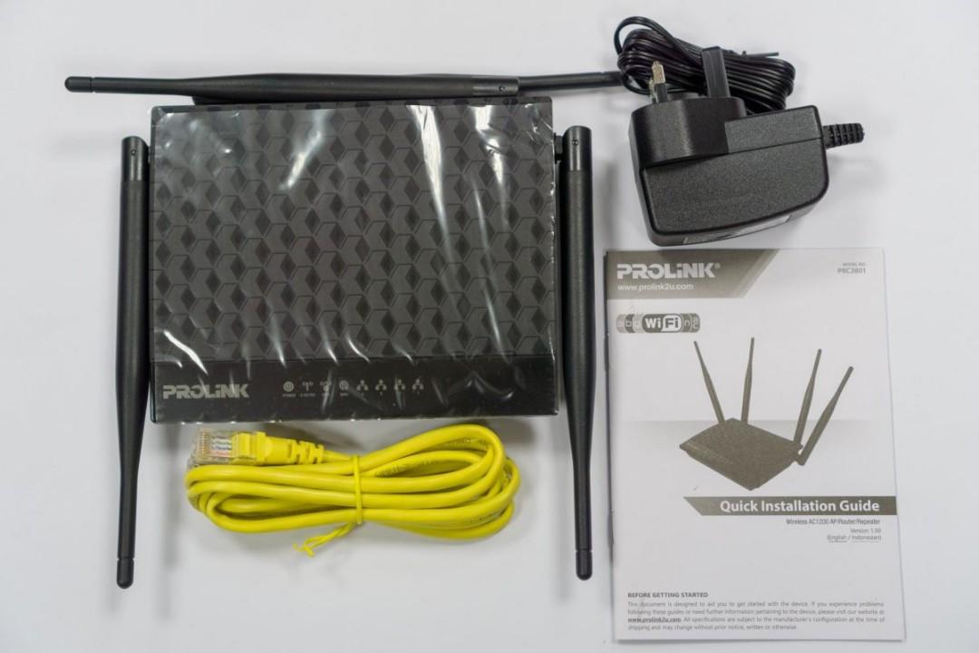 Prolink Wireless AC1200 MU-MIMO Dual-Band Gigabit Router PRC3801 ...
