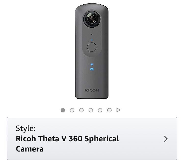 Ricoh Theta V 360 Spherical, Photography, Cameras on Carousell