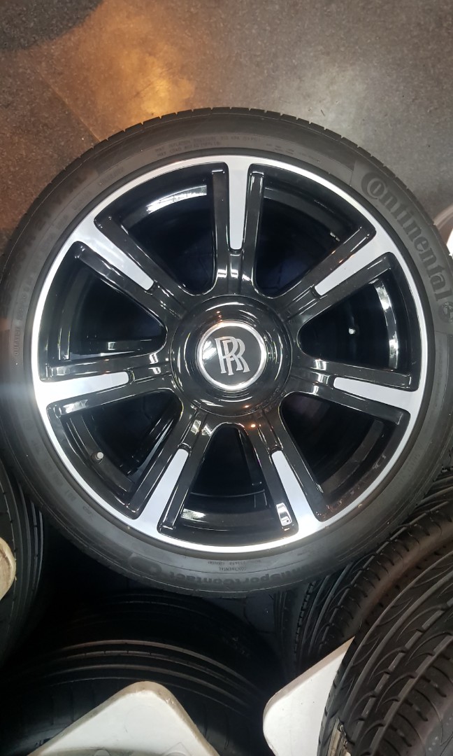 Rolls Royce 21 inch Rims, Car Accessories, Tyres & Rims on Carousell