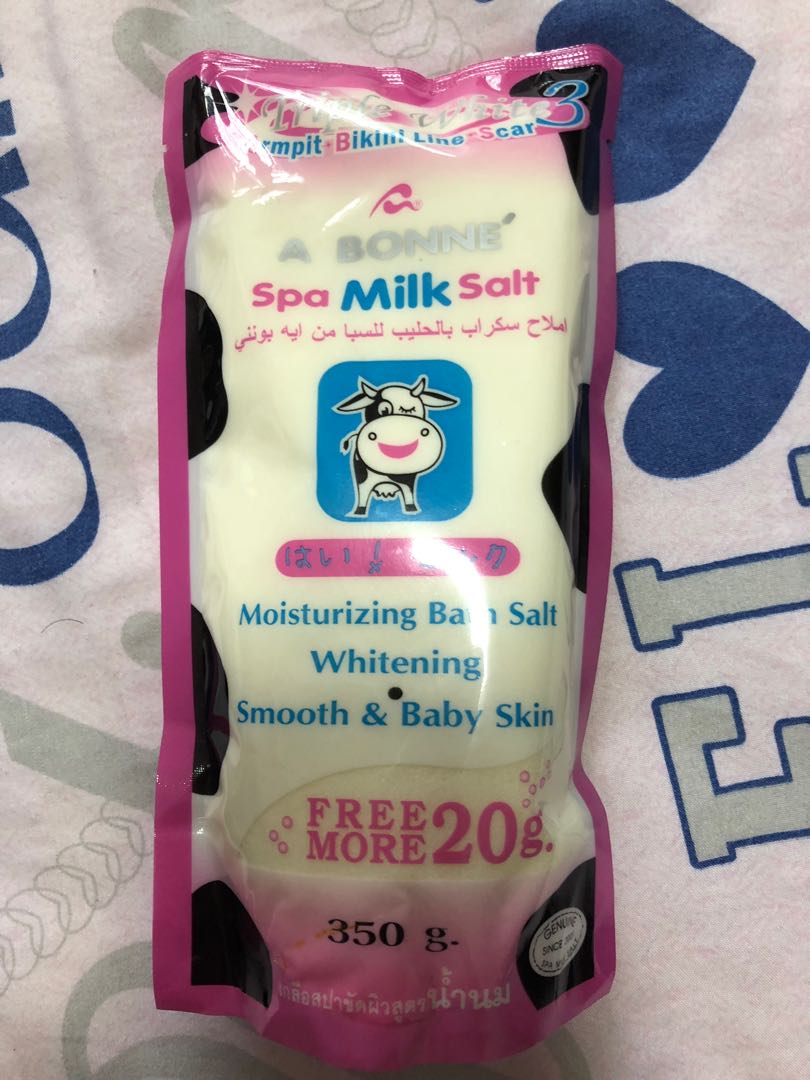 Spa Milk Salt, Health & Beauty, Bath & Body on Carousell