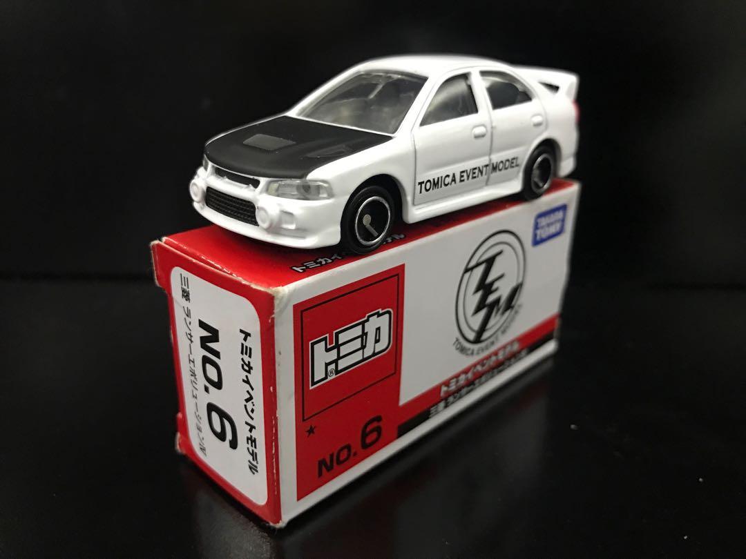 Tomica TEM Mitsubishi Lancer EVO IV Die-cast, Hobbies & Toys, Toys ...