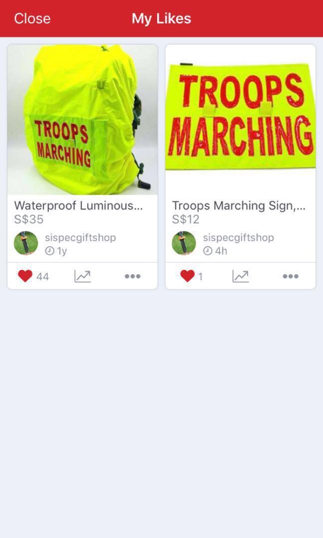 Waterproof Luminous Cover For ARMY ISSUED Field Pack Troops Marching ...