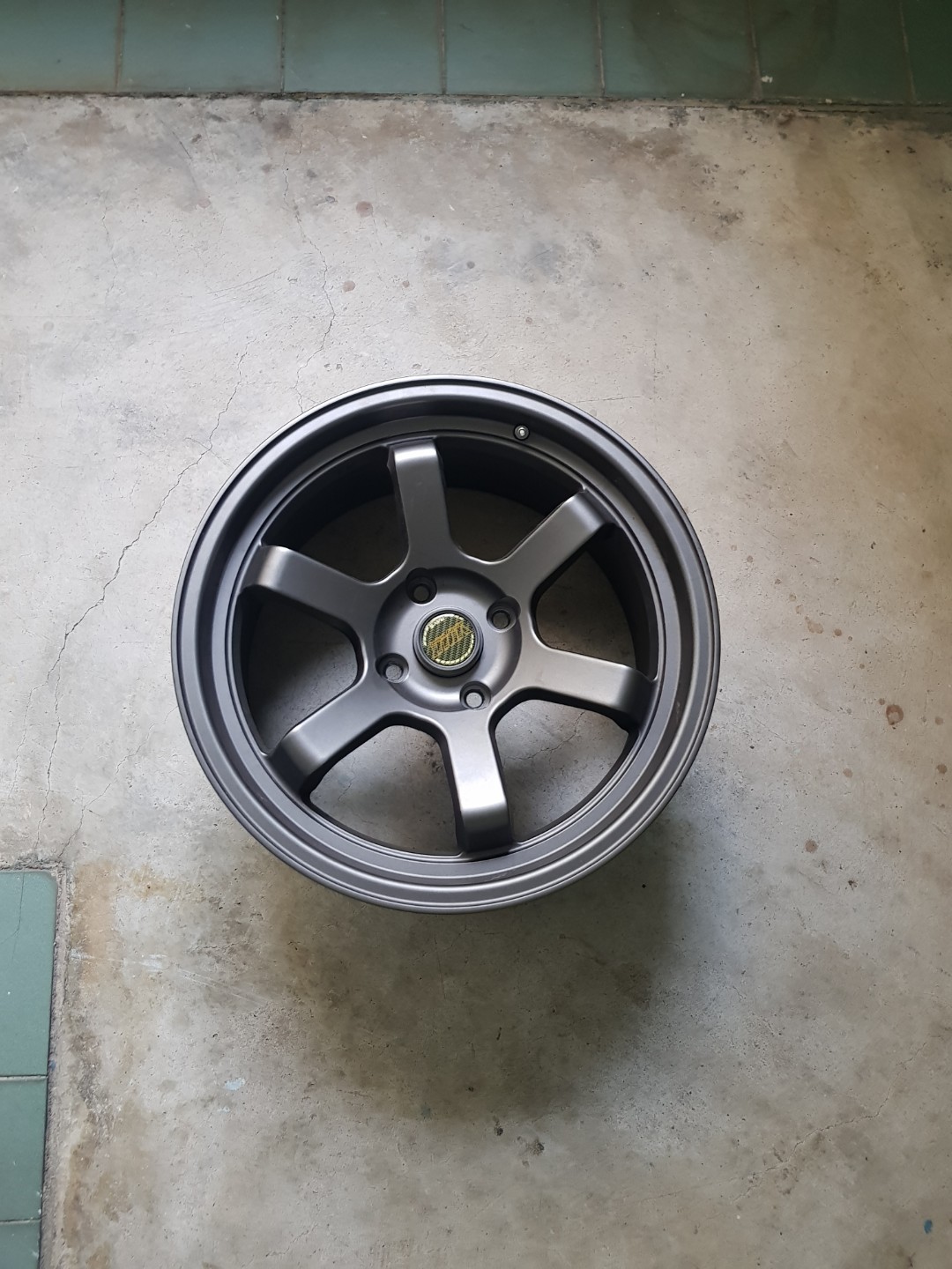 17 inch replica TE37 spider rims, Car Accessories, Tyres & Rims on ...