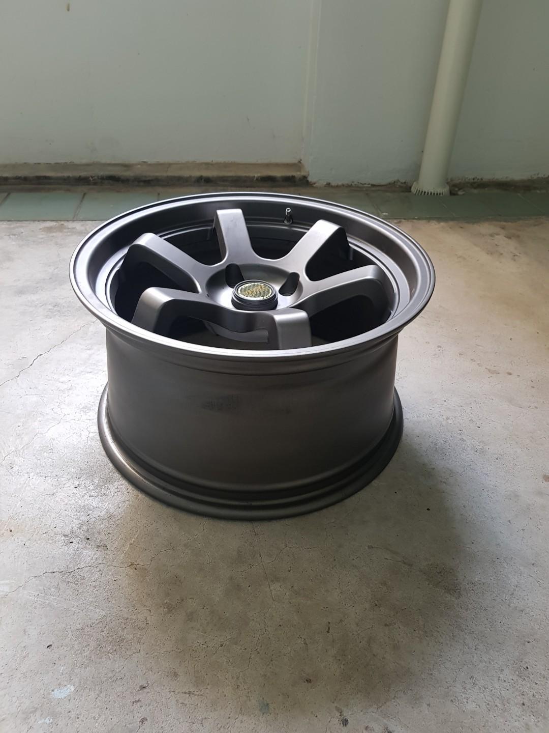17 inch replica TE37 spider rims, Car Accessories, Tyres & Rims on ...